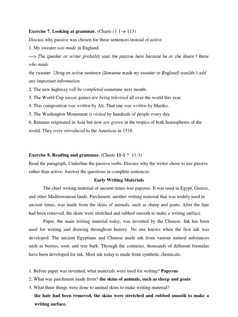 Exercise 7 | PDF | Ink | Papyrus