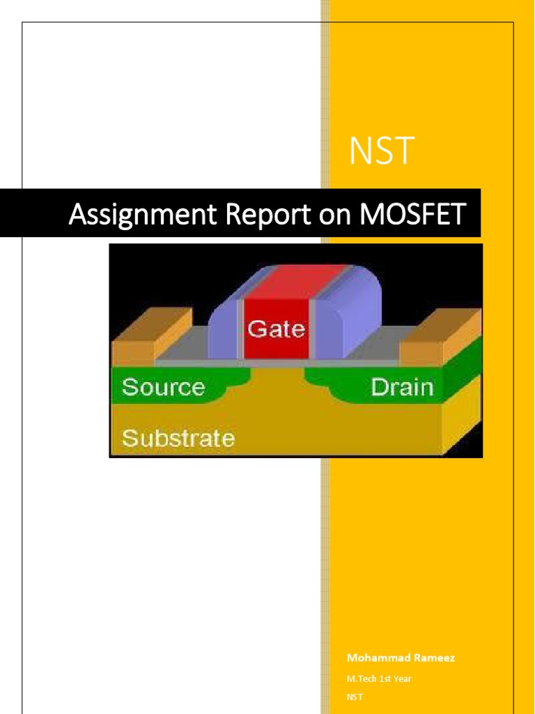 Mosfet Pdf Mosfet Field Effect Transistor