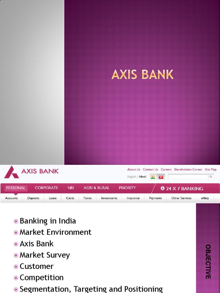 Axis Bank: History, Rebranding, and Market Analysis | PDF | Banks | Money