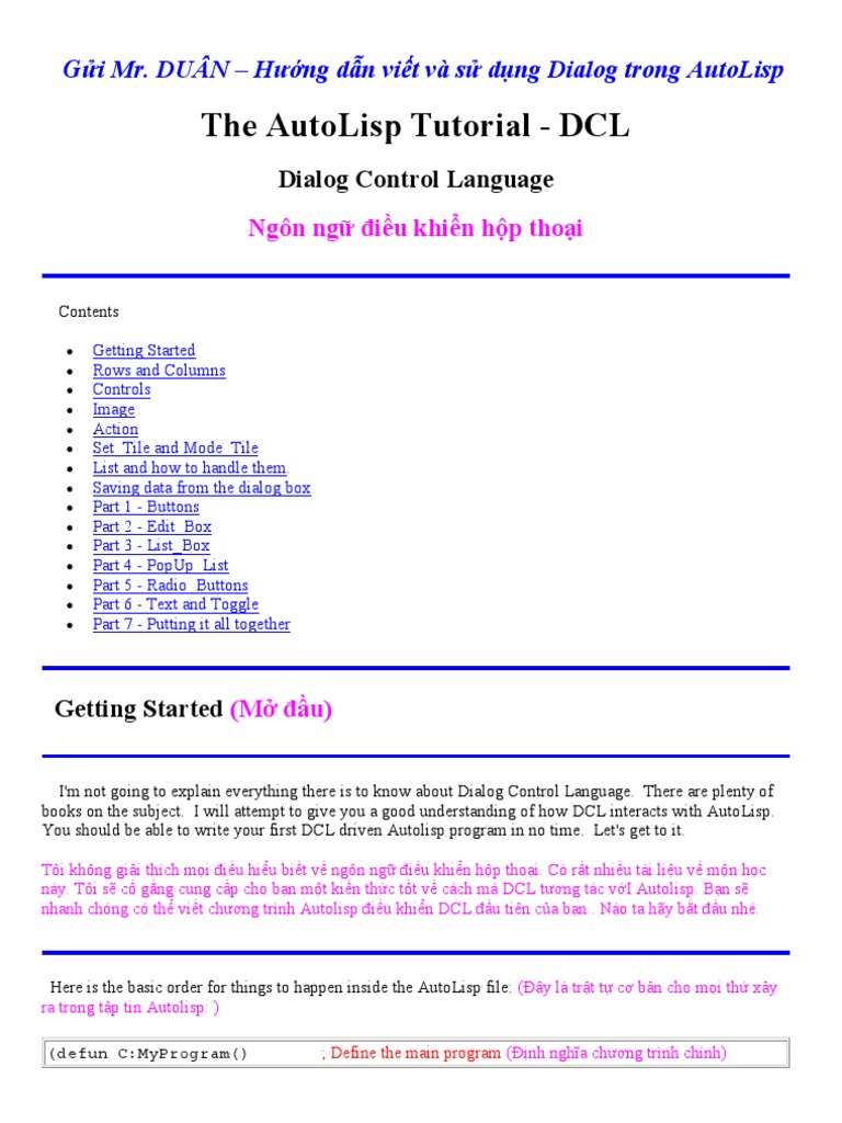 Training Autolisp Tutorial | PDF
