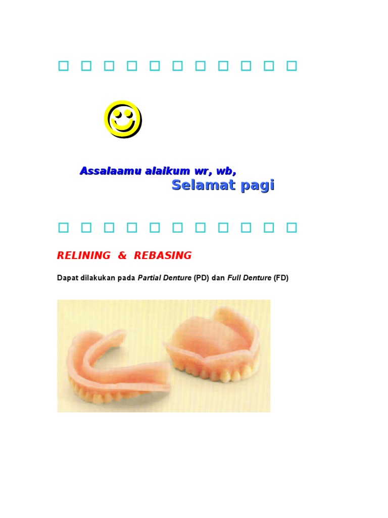 09 Relining Rebasing | PDF