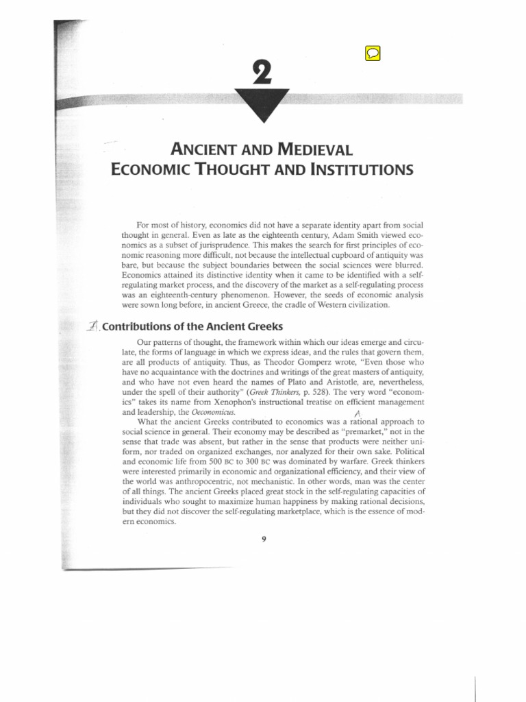 An Overview of the Foundations of Economic Thought in Ancient Greece ...