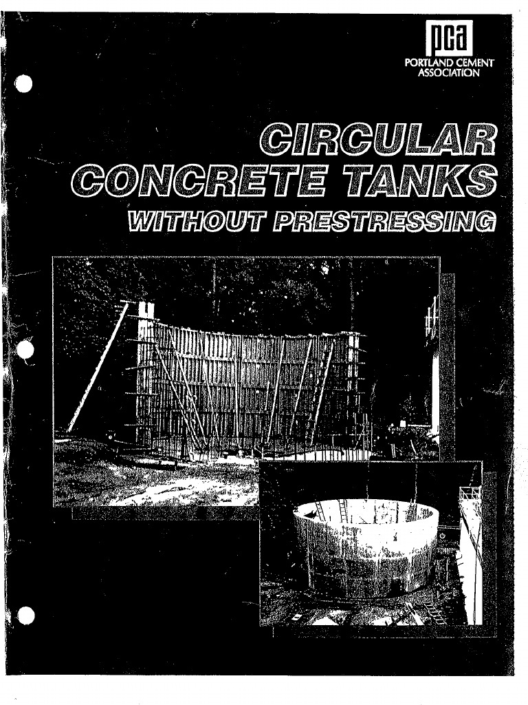 Circular Tank Design | PDF