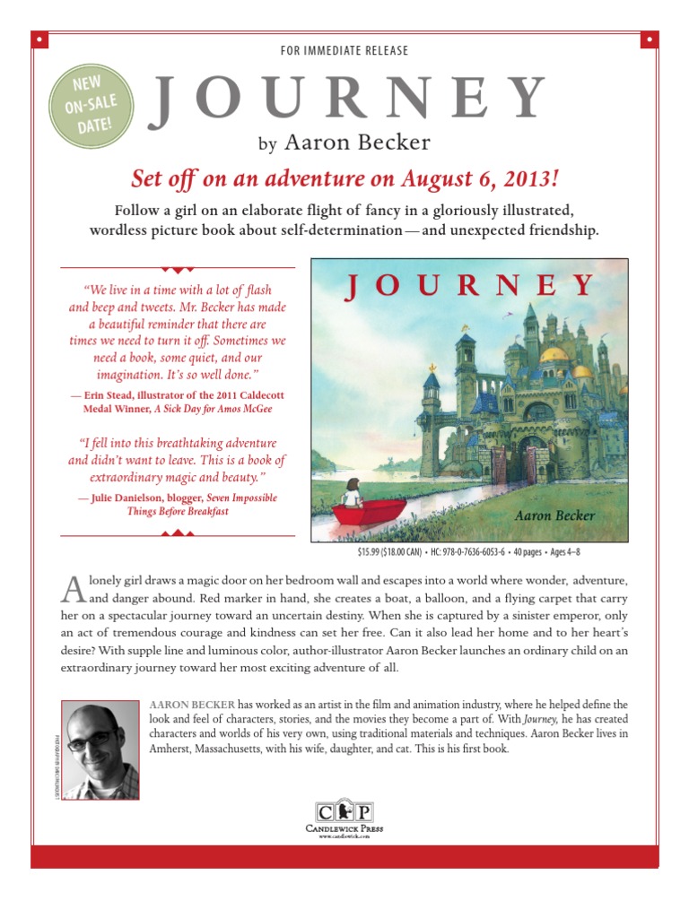 Journey by Aaron Becker - Q&A With The Creator | PDF | Art Media ...