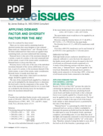 Demand and Diversity Factors Explained | PDF | Transformer | Electricity