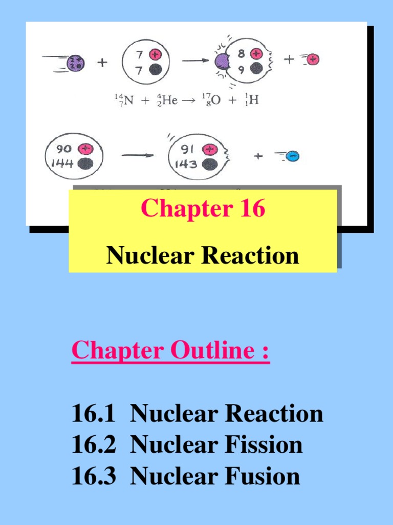 Nuclear Reaction | PDF | Nuclear Fusion | Nuclear Reaction