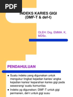 Indeks Karies Gigi DMF-T | PDF