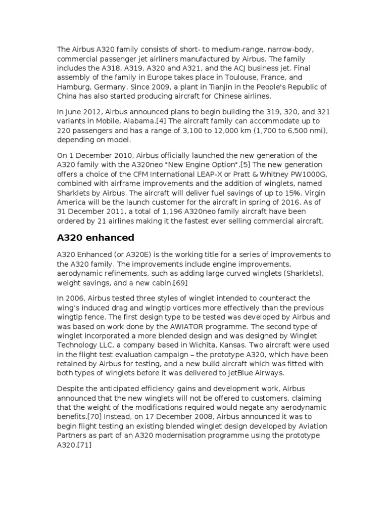 A320 | PDF | Aerospace | Spaceflight Technologies