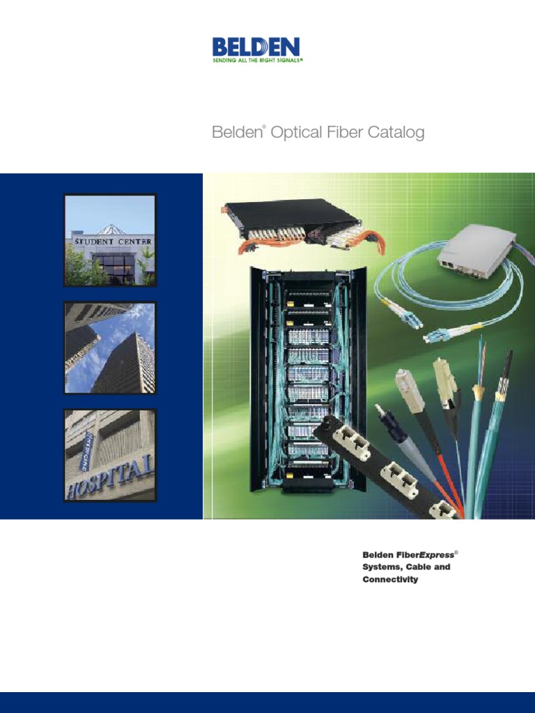 Belden Optical Fiber Catalog PDF | PDF