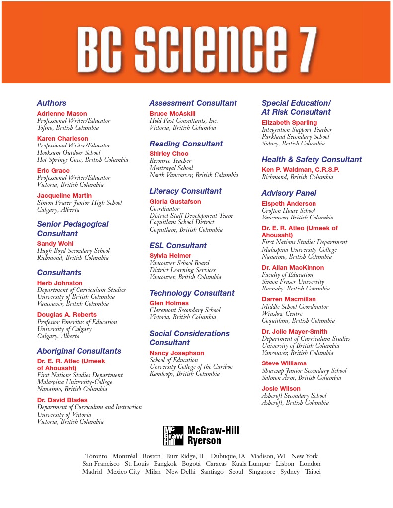 BC Science 7 Introduction | PDF | Scientific Method | Experiment