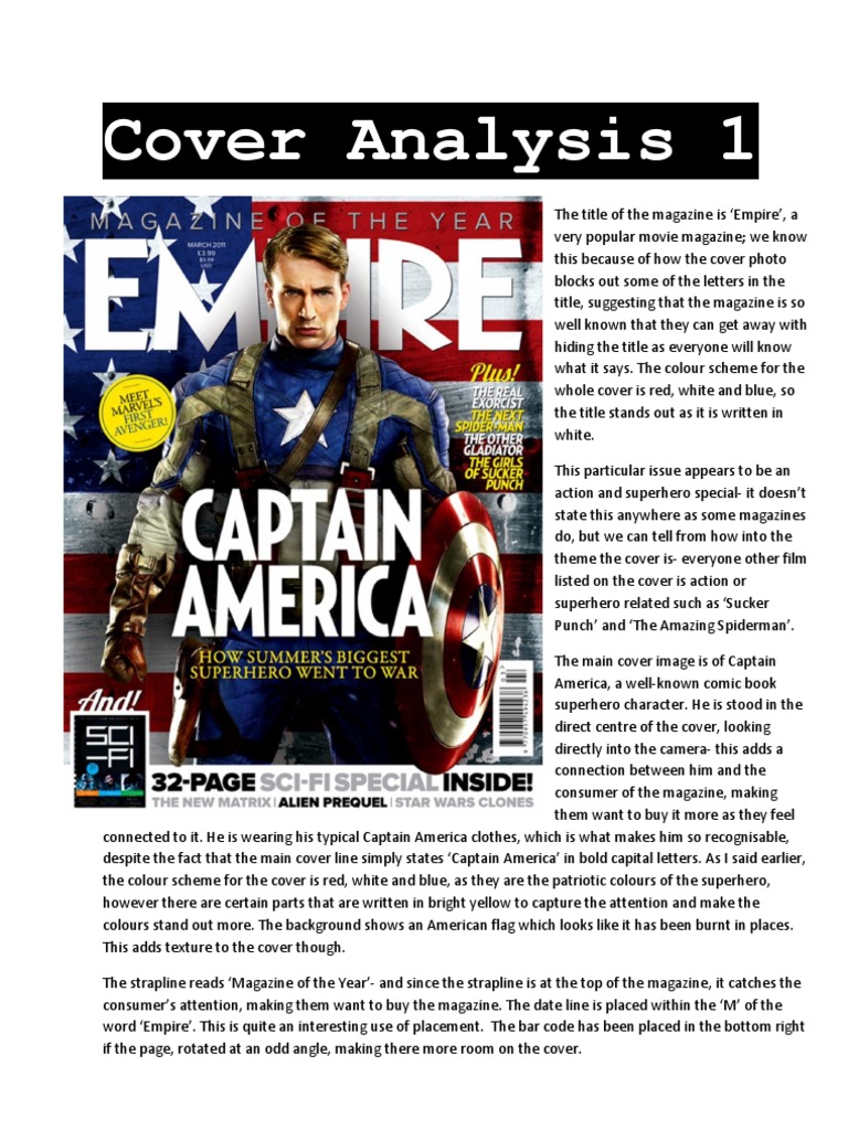 Magazine Cover and Film Poster Analysis' | PDF | Magazines | Hell