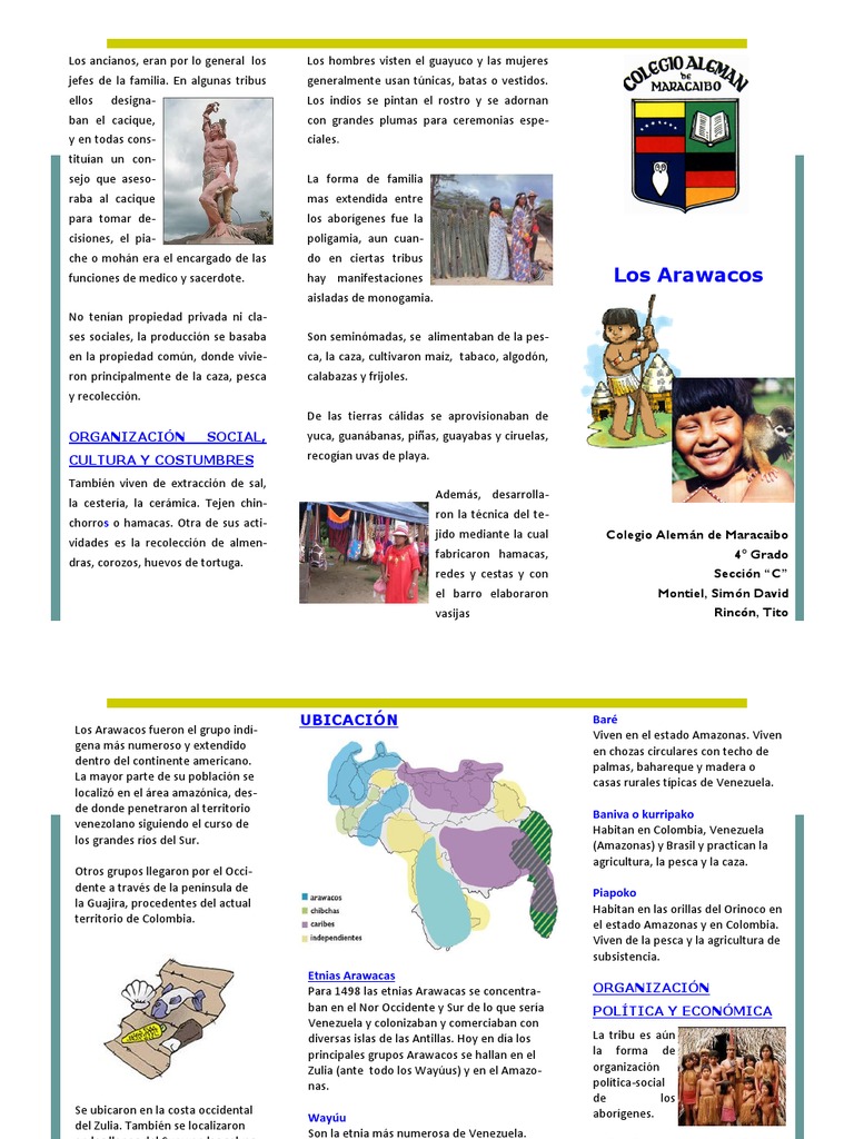 Los Arawacos | PDF | Venezuela | Pueblos Indígenas de las Américas