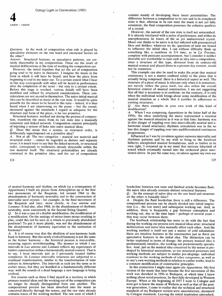 Ligeti | PDF