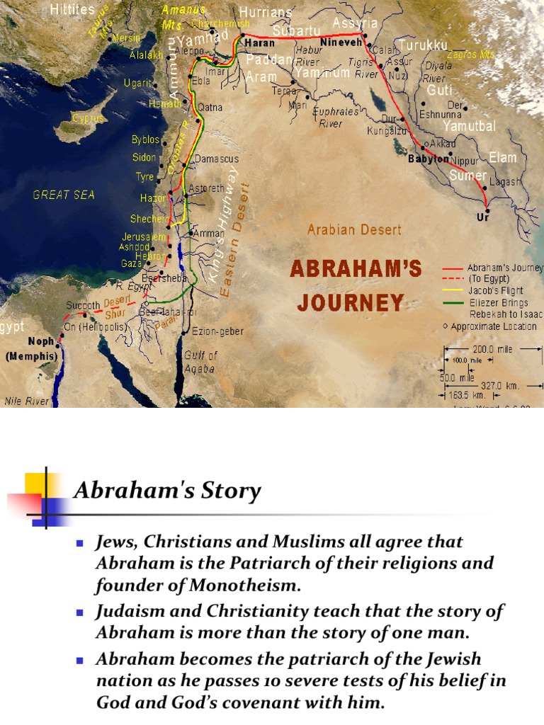 Abraham S Journey Map Pdf Jacob Abraham