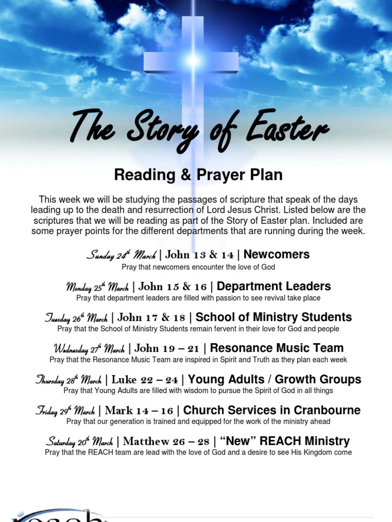 The Story of Easter | PDF | Easter | Ministry Of Jesus