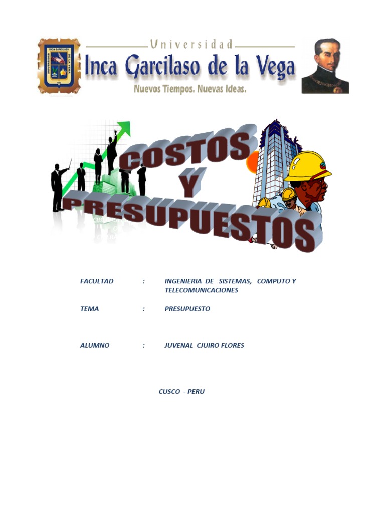 Costos y Presupuestos | PDF | Presupuesto | Microeconomía