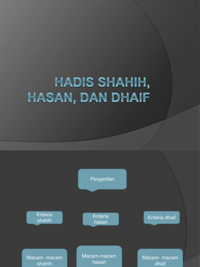 Hadis Shahih, Hasan, Dan Dhaif | PDF | Ilmu Sosial | Filsafat