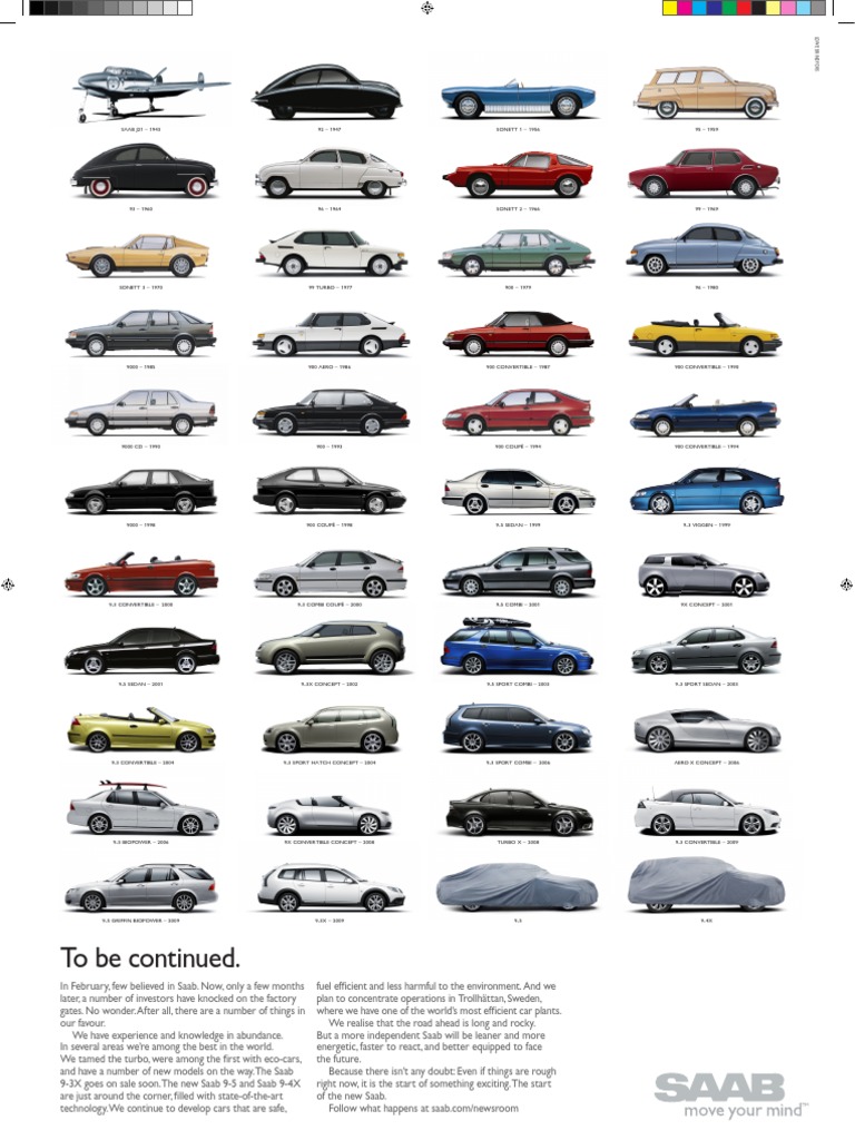 Saab Advertisements | PDF | Sedans | Automotive Technologies