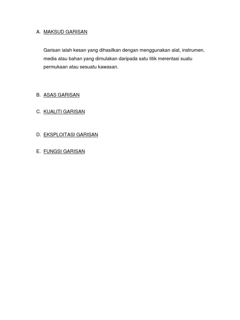Maksud Garisan | PDF