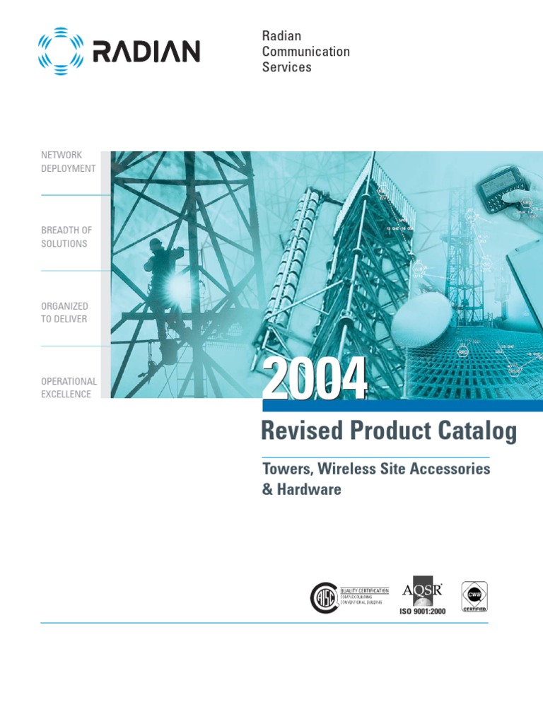 Rohn Tower Catalog | PDF | Antenna (Radio) | Wireless