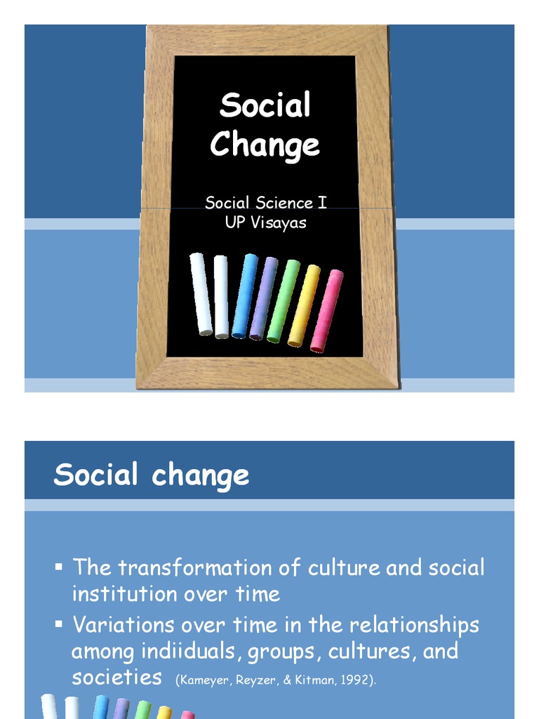 Social Change (Compatibility Mode) | PDF | Modernization Theory ...