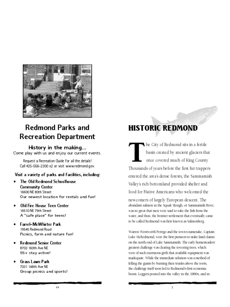 Historical Walking Tour Brochure | PDF | Nature