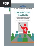 Train The Trainer | PDF | Classroom Management | Classroom