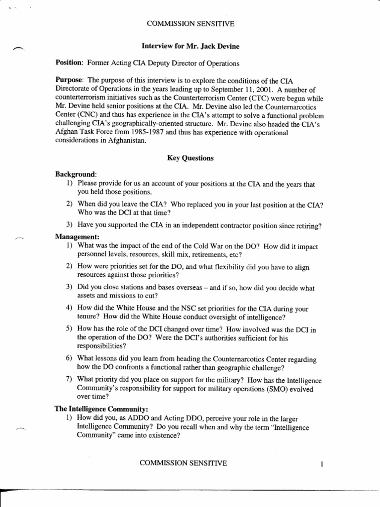 Insights from Jack Devine on CIA Operations | PDF | Central ...