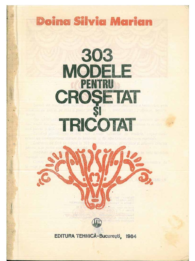 303 Modele de Crosetat Si Tricotat | PDF
