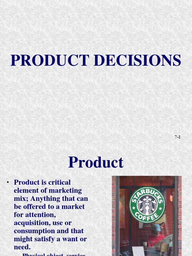 Key Stages in Product Decisions | PDF | Brand | Strategic Management