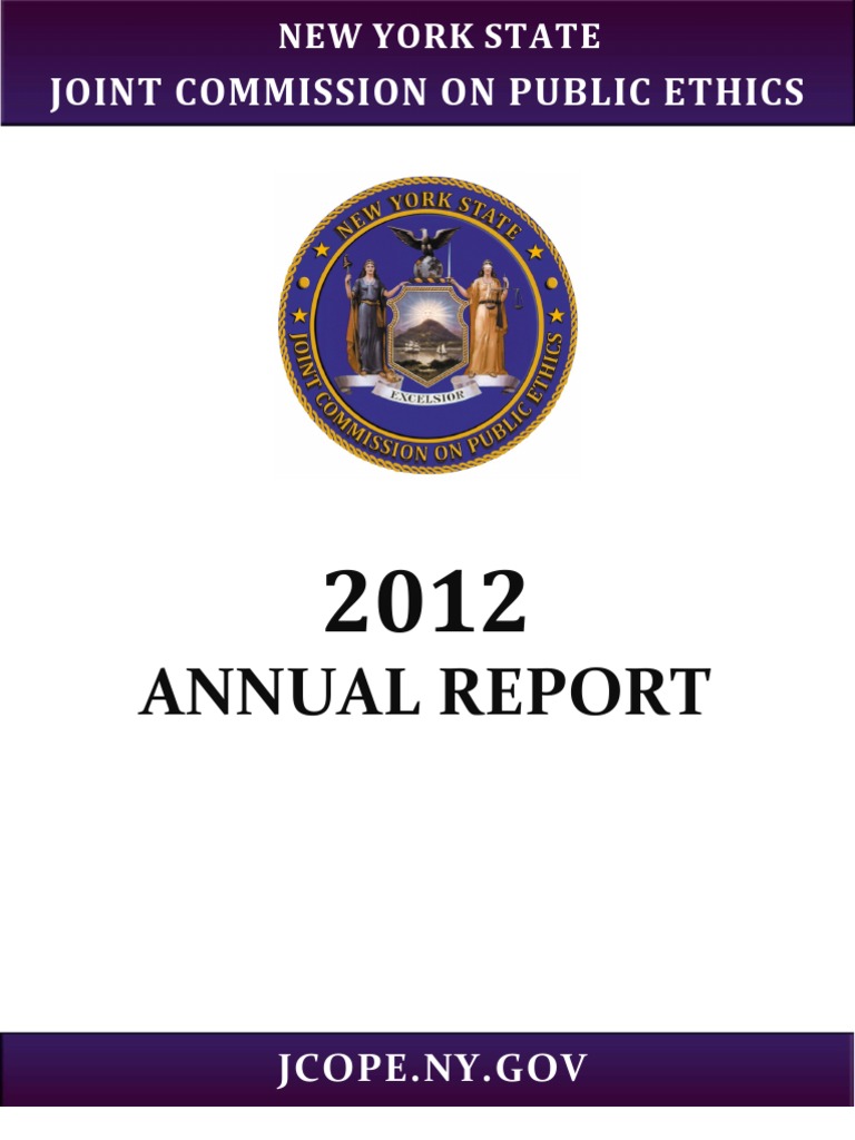 Jcope Final 2012 Annual Report | PDF