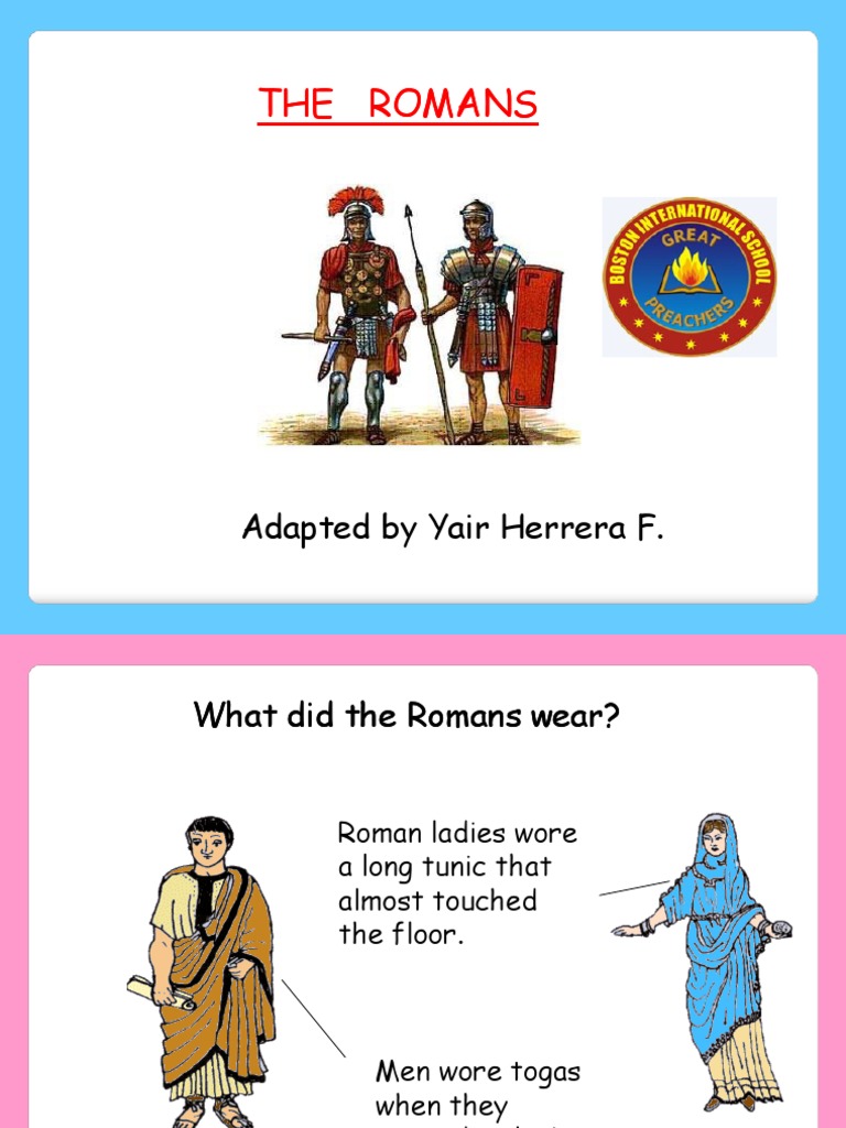 The Romans The Romans: Adapted by Yair Herrera F | PDF | Roman Empire ...