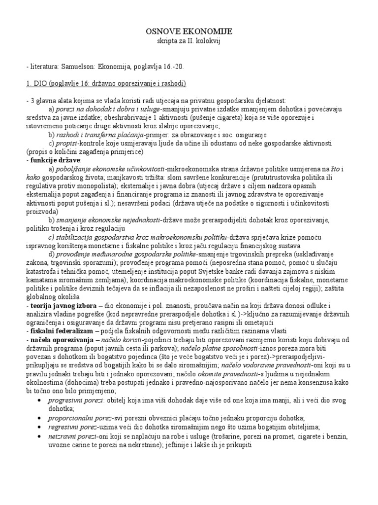 Ekonomija 2 Pdf