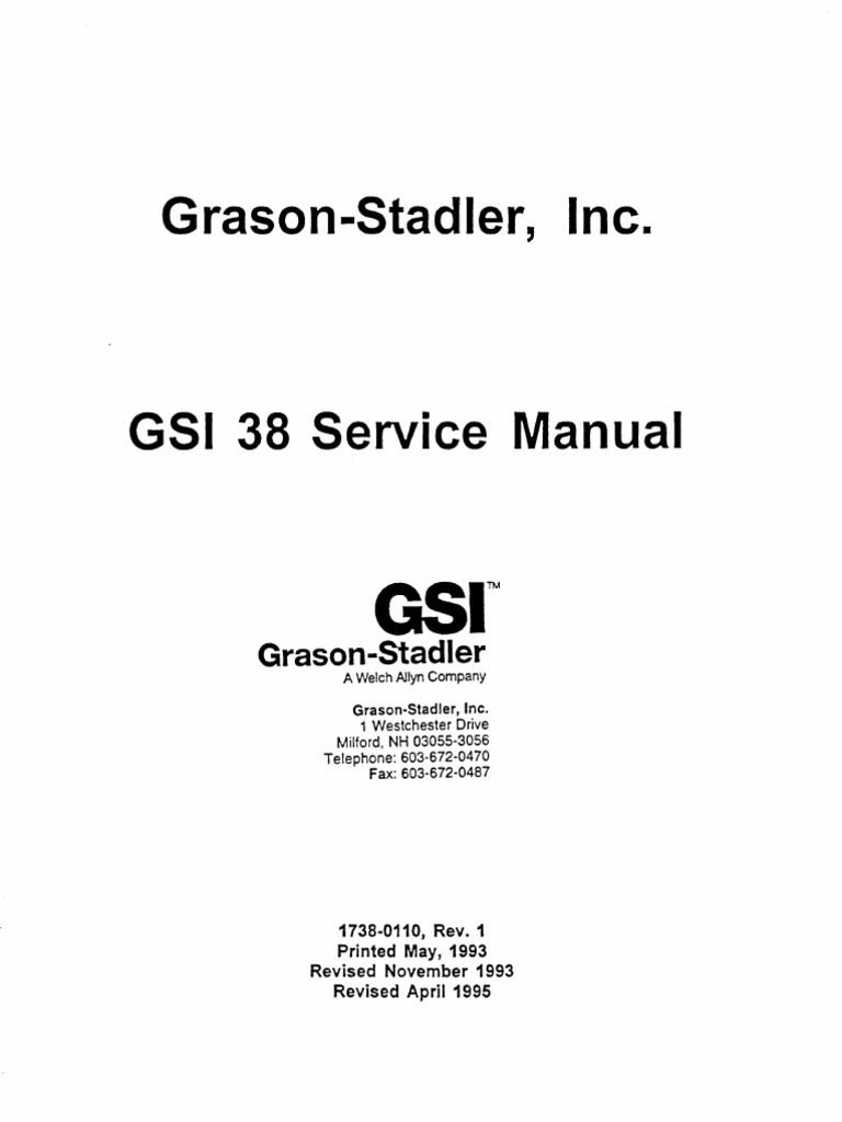 Servicemanual GSI 38 | PDF | Digital To Analog Converter | Microcontroller