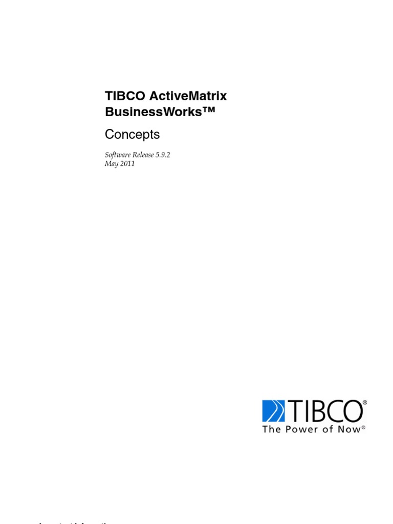 Tibco Activematrix Businessworks™: Concepts | PDF | Business Process ...