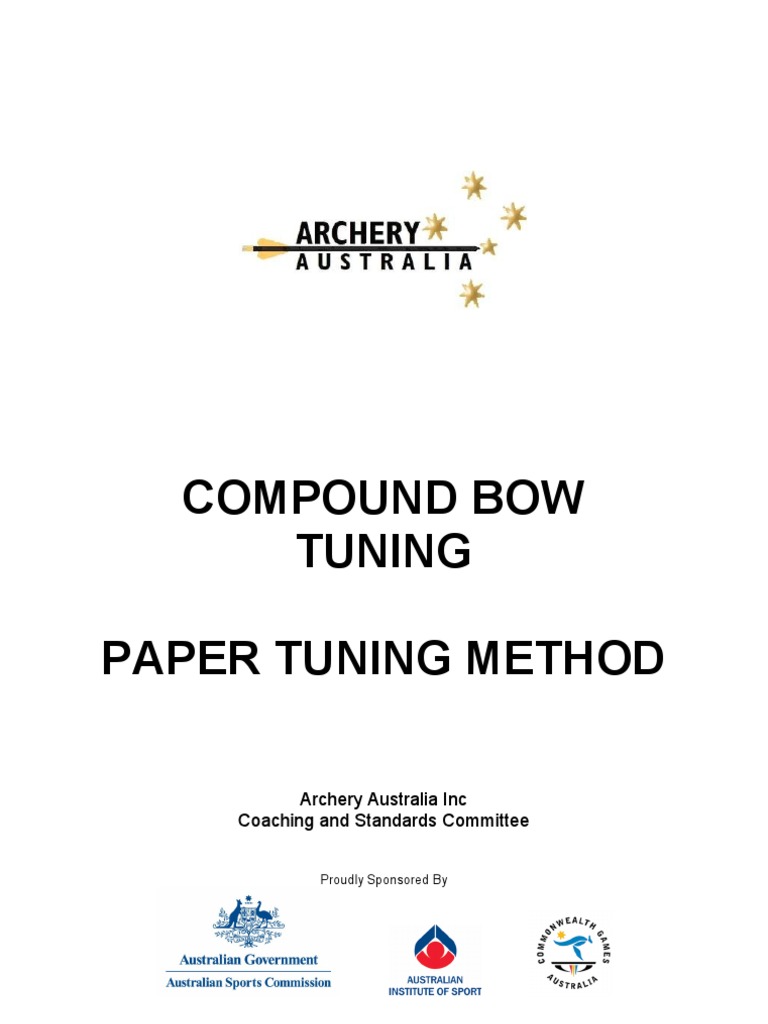 Compound Bow Tuning Paper Tuning Method: Archery Australia Inc Coaching ...