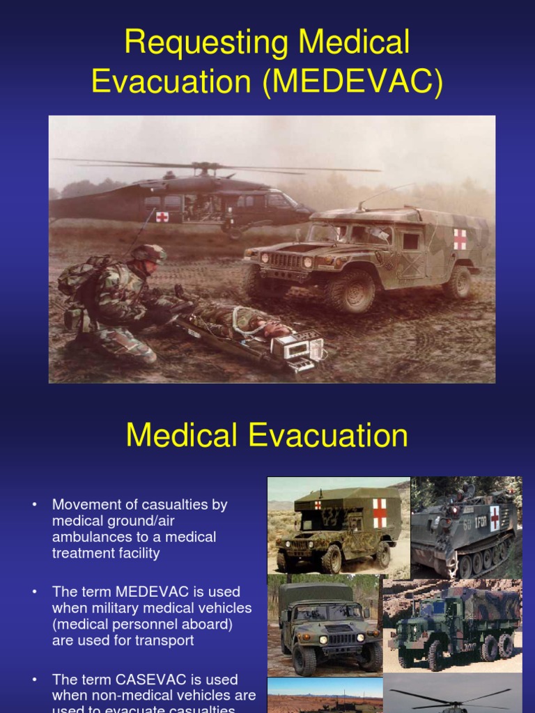 MEDEVAC Request Guidelines | PDF | Ambulance | Armed Conflict