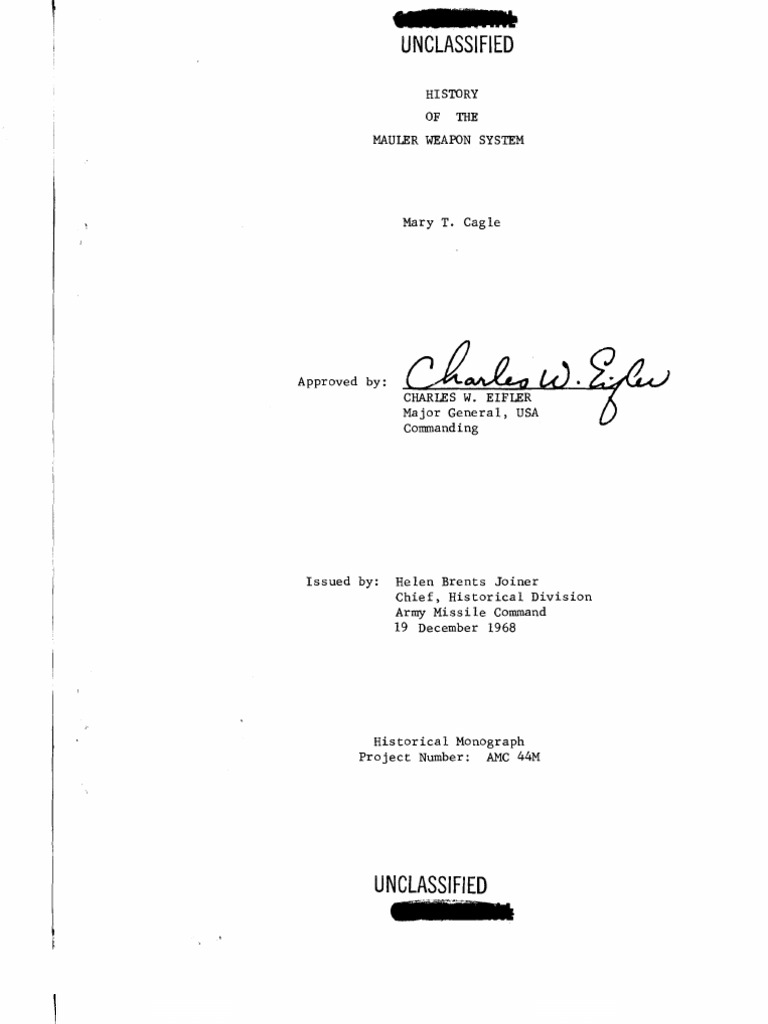 History of The Mauler Weapon System | PDF | Korean War | International ...