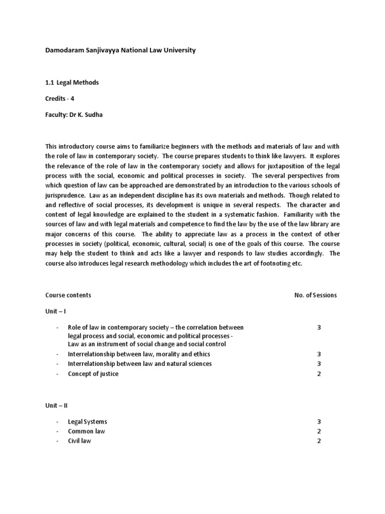 Unitisation of Legal Methodsalsdkgh GHNJFKL A SDFG LKJH Asdfgf ...