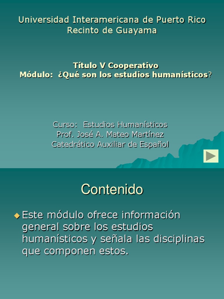 Introducción a los Estudios Humanísticos | PDF | Humanidades | Homo Sapiens
