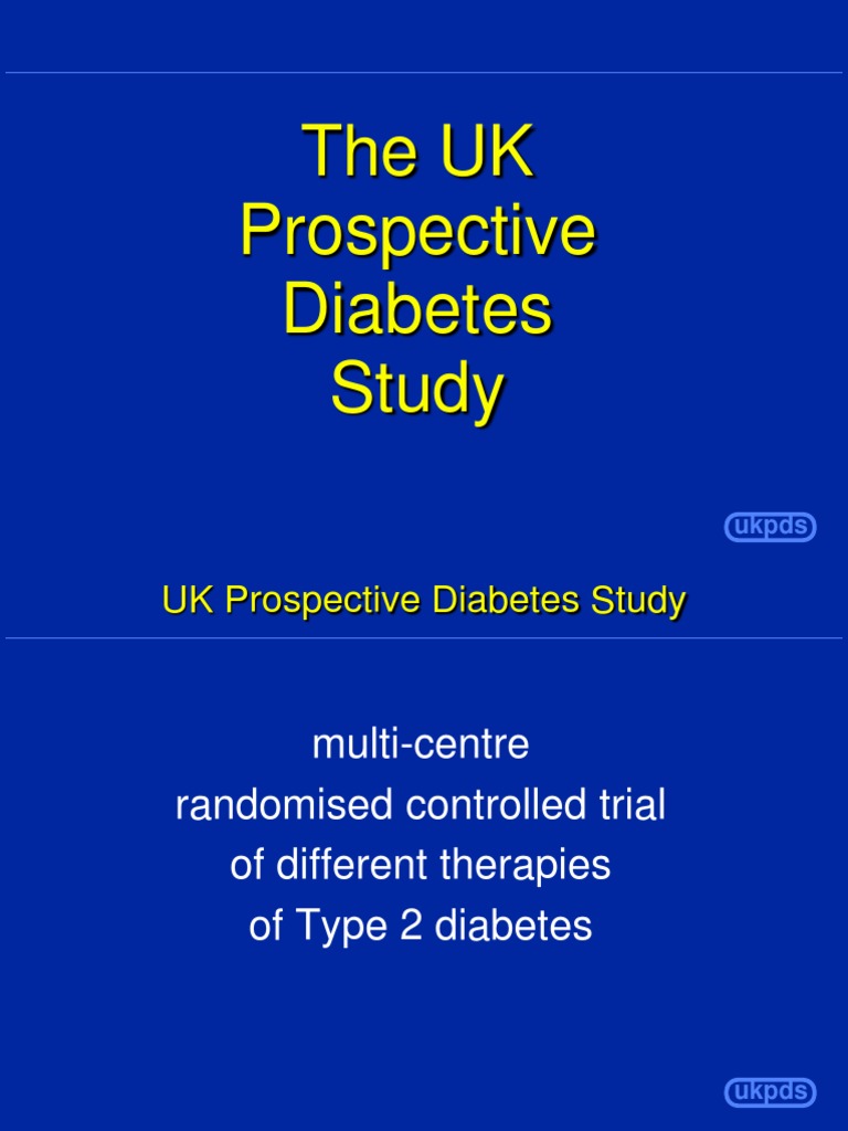 Ukpds | PDF | Glycated Hemoglobin | Diabetes Mellitus Type 2