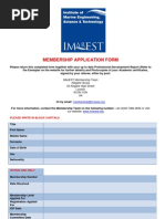 IMarEST Membership Application Form | PDF | Debit Card | Business