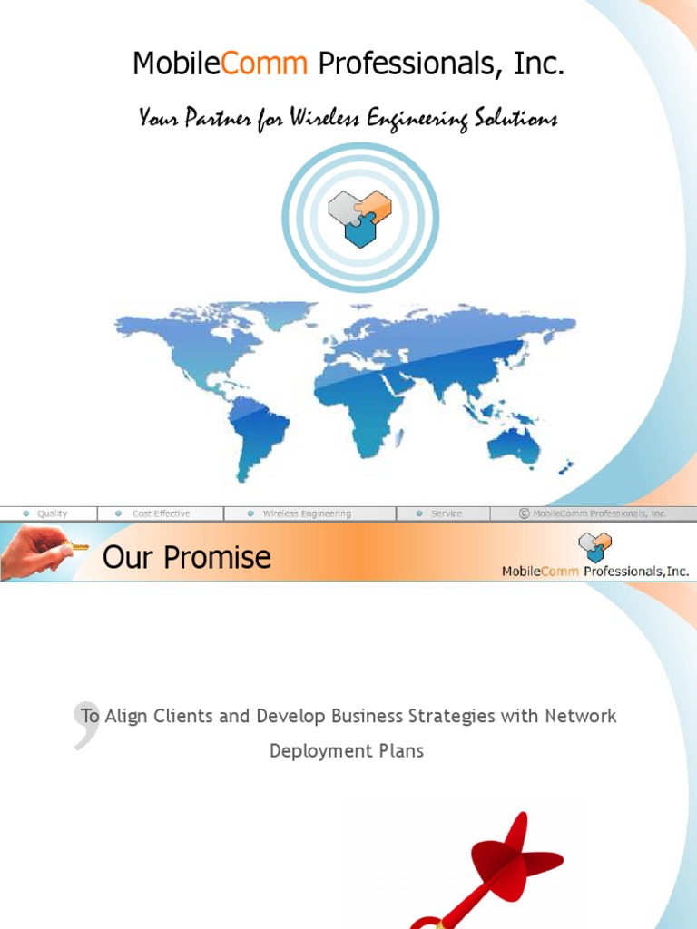 MobileComm Corporate Profile | PDF | Lte (Telecommunication) | 3 G