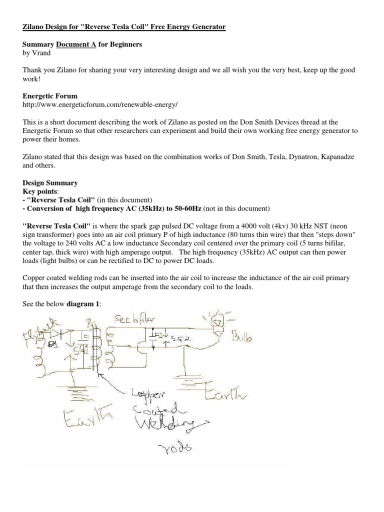 Zilano Design Doc A PDF | PDF | Inductor | Transformer