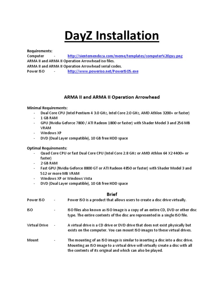 Dayz Installation | PDF | Advanced Micro Devices | Graphics Processing Unit
