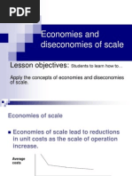 Economies and Diseconomies of Scale Graph | PDF | Cost Of Living ...