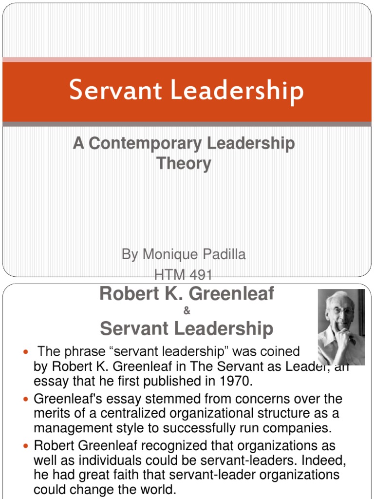 Servant Leadership | PDF | Servant Leadership | Social Psychology