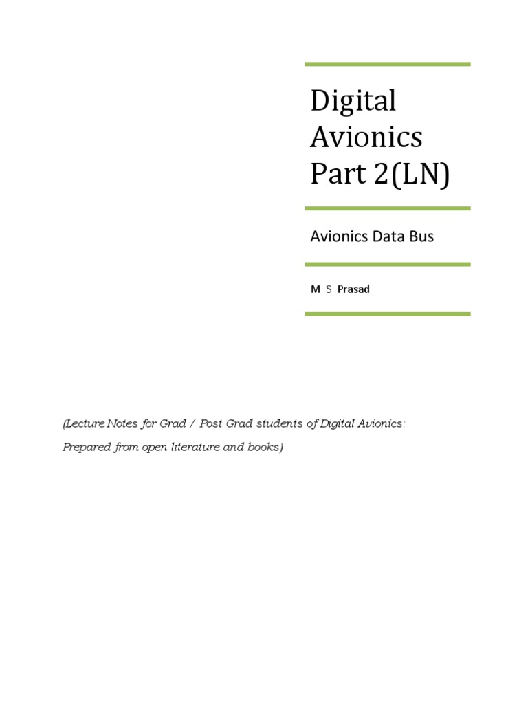 Digital Avionics Avionics Bus System | PDF | Network Topology | Computer Network
