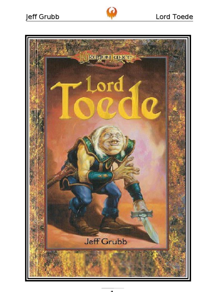Lord Toede | PDF | Demonios | Espada