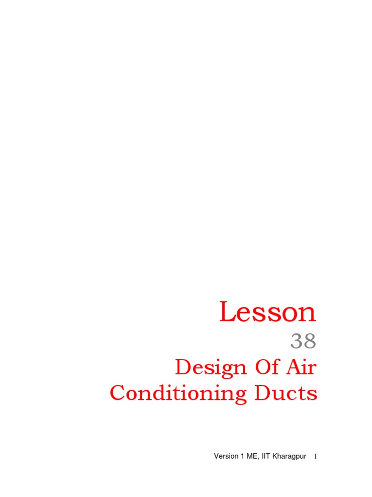 Design and Optimization of Air Conditioning Duct Systems Using Various ...
